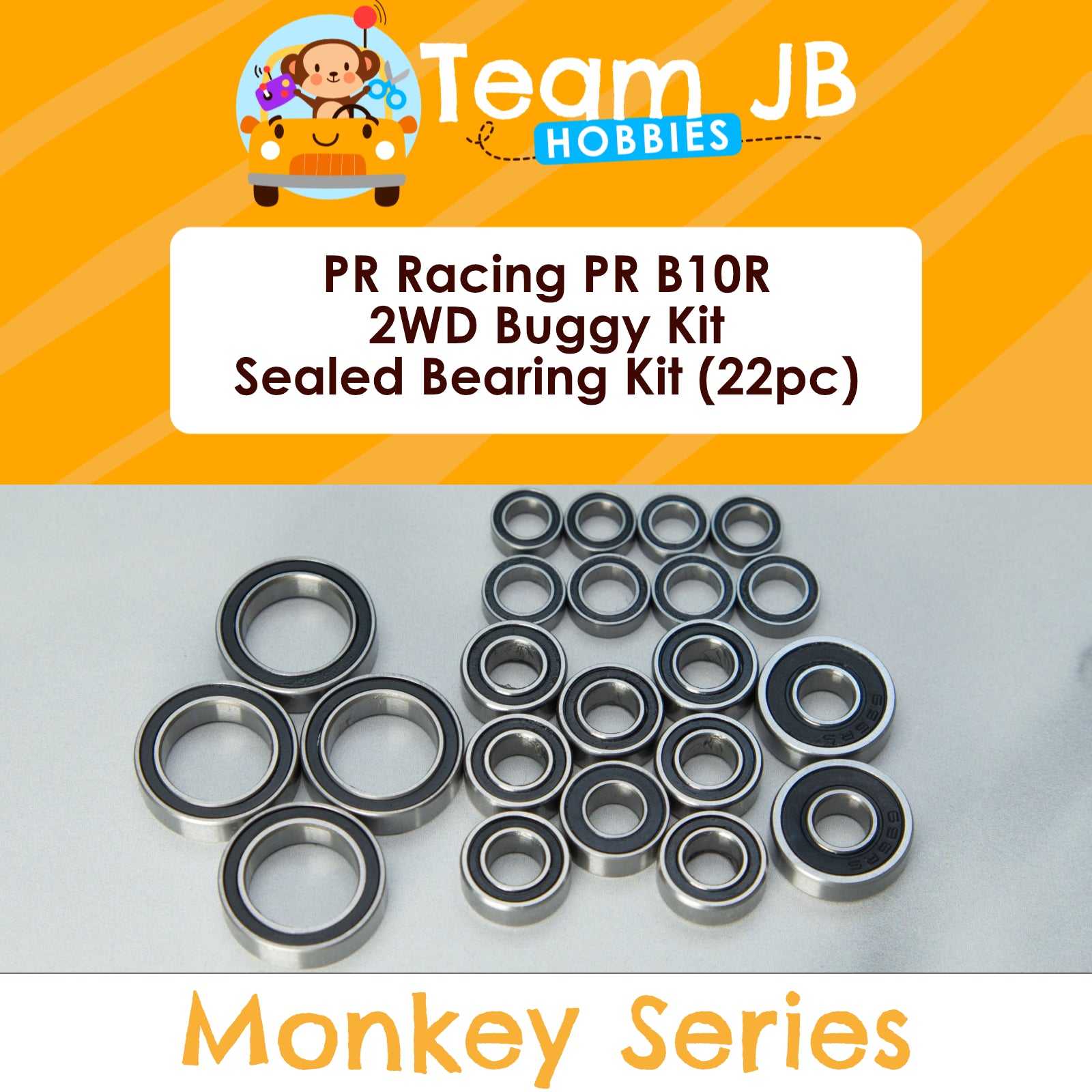 PR Racing PR B10R 2WD Buggy Kit - Sealed Bearing Kit