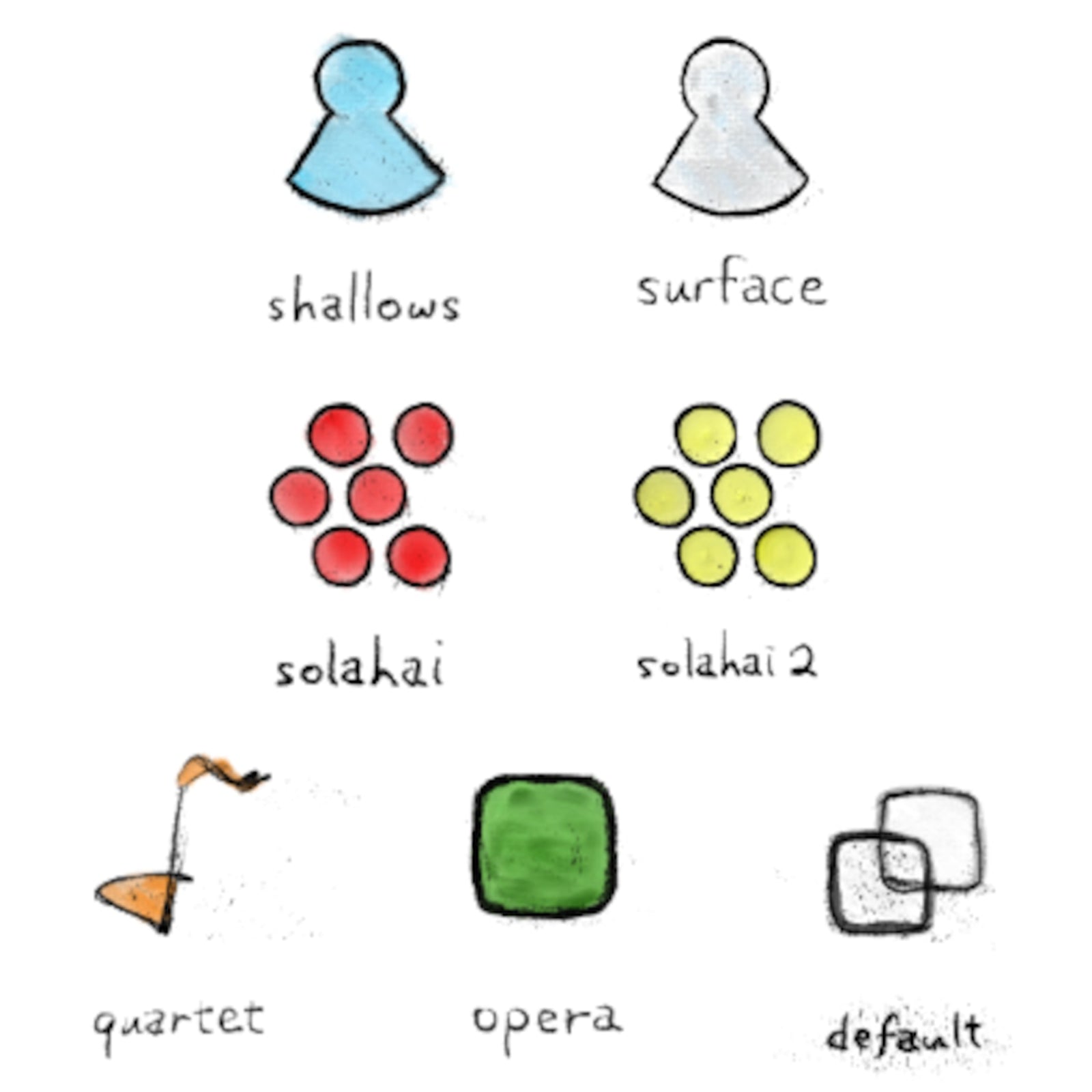 Set of 7 Acazu Packing Puzzles - 1 Frame + 7 Piece Sets