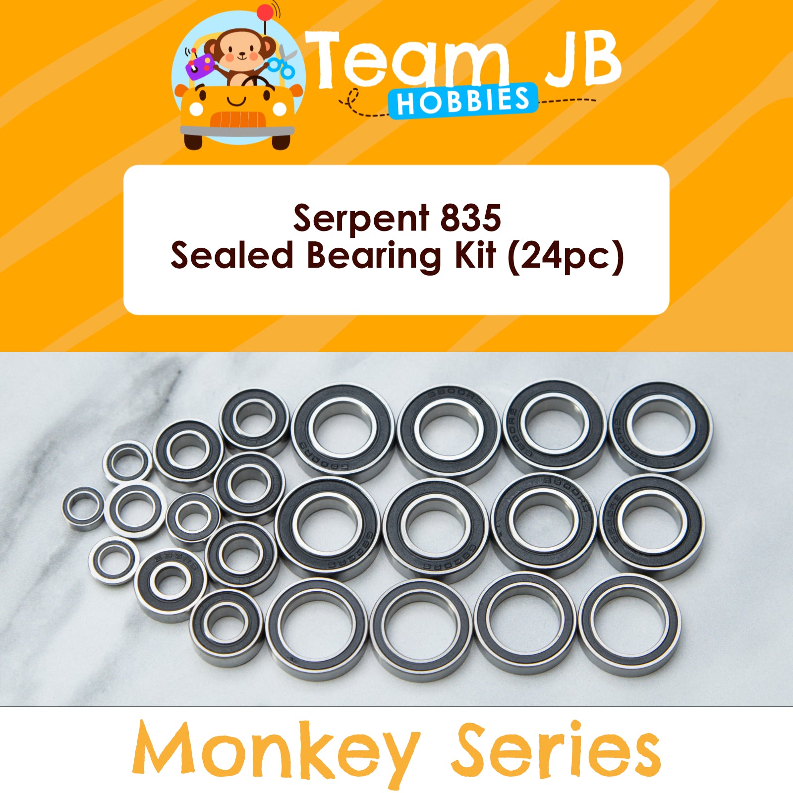 Serpent 835 - Sealed Bearing Kit