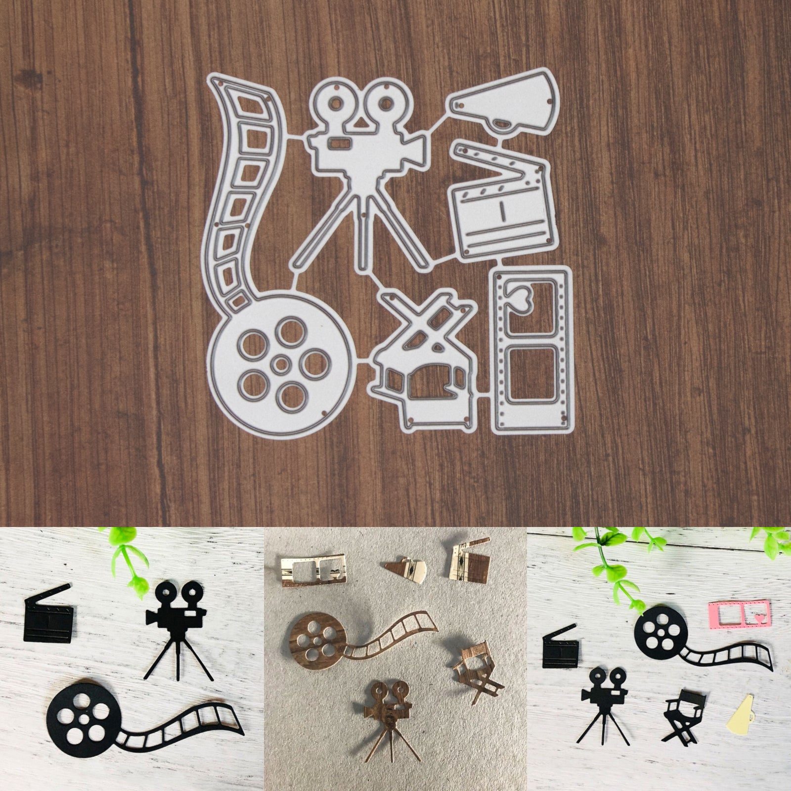 Lights, Camera, Action Movie Set Cutting Dies