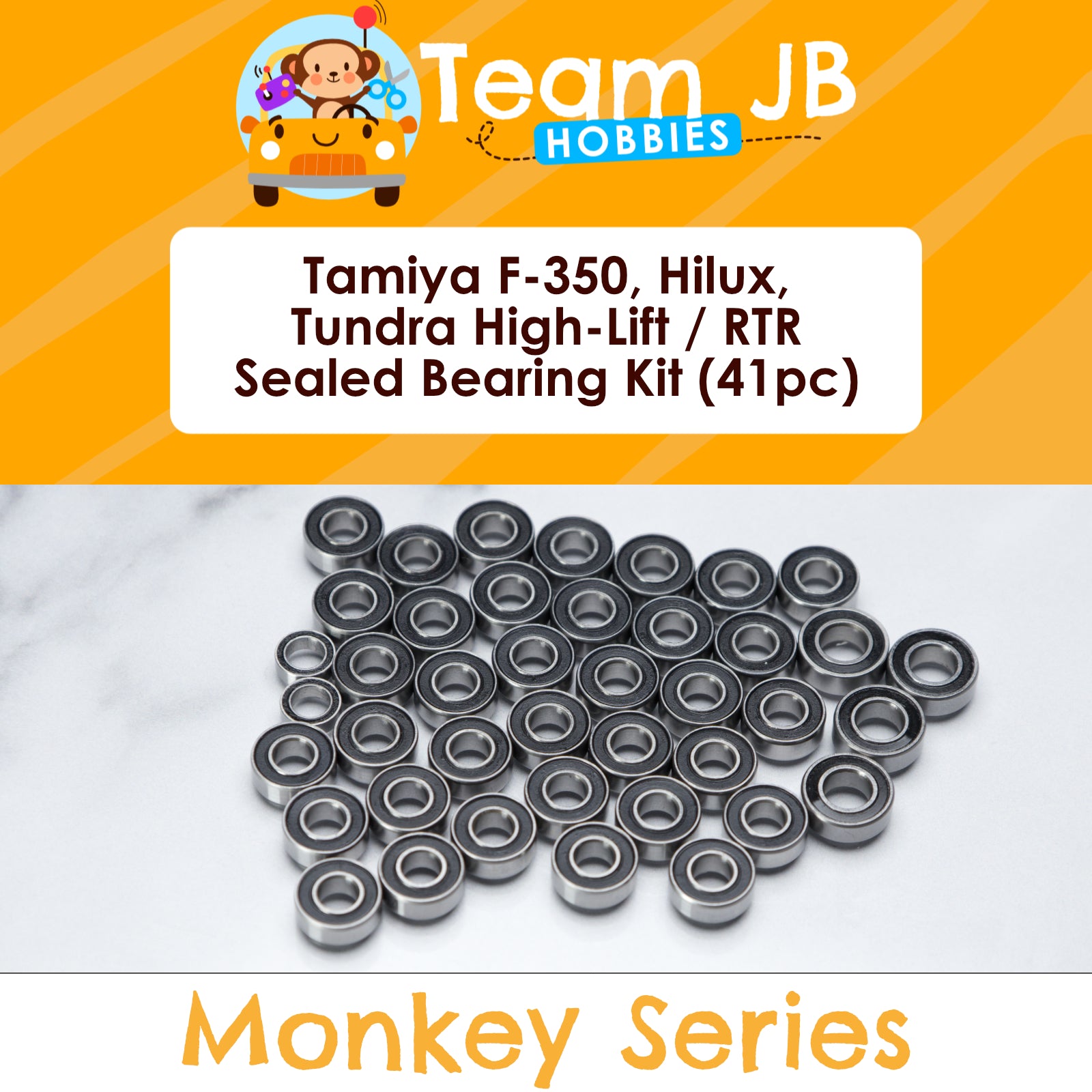 Tamiya F-350, Hilux, Tundra High-Lift / RTR - Sealed Bearing Kit