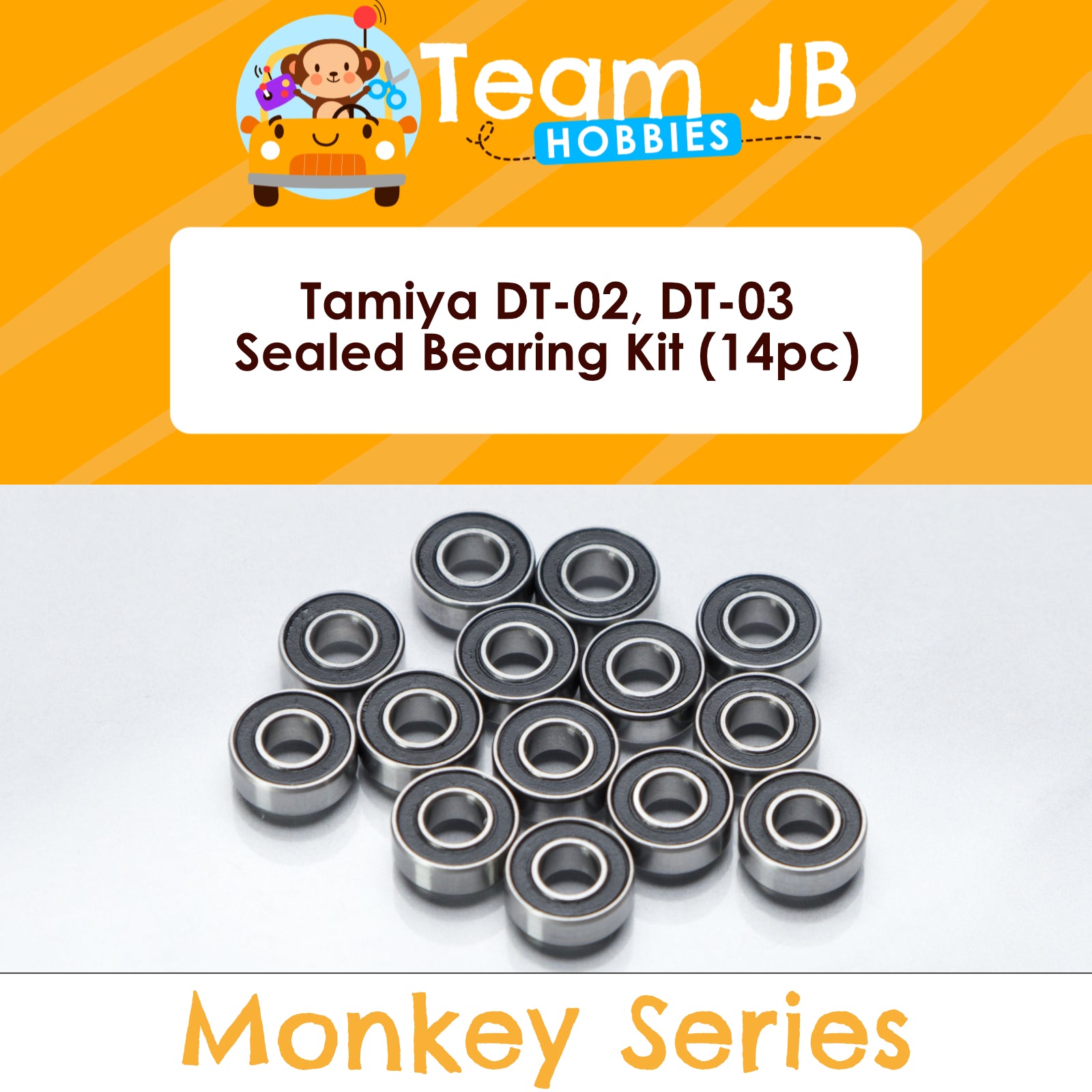 Tamiya DT-02, DT-03 - Sealed Bearing Kit
