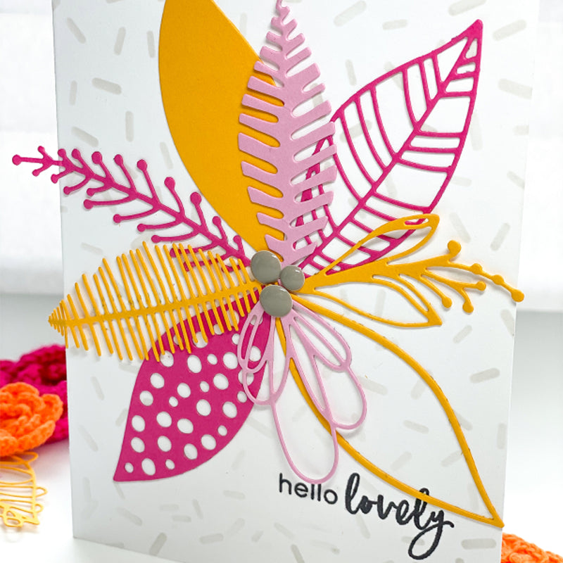 Modern Layering Leaves Mega Cutting Dies Set